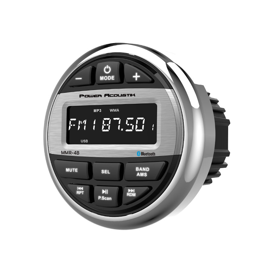 MMR-4B | Marine Grade Head Unit w/ AM/FM Tuner, USB & Bluetooth – Power ...